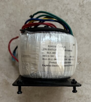 Sunfire Amp 1000 Watt Audio Transformer output 16/80volt AC wired pin ...