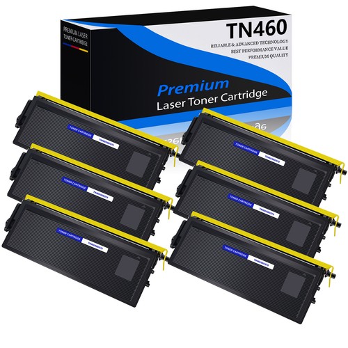 6PK TN460 Toner Cartridge for Brother MFC-1270 MFC-2500 MFC-8300 MFC ...
