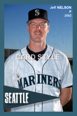 Jeff Nelson - 2002 Seattle Mariners - choose a size - full color print ...