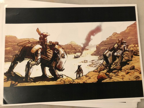 Star Wars Production Used Concept Art Print Teedo Jake Lunt Luggabeast ...