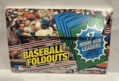 1983 Topps Baseball Foldouts 17 Home Run Leaders Reggie Jackson 2 of 5 ...
