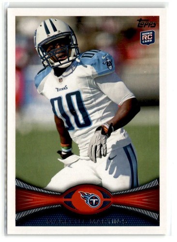 2012 Topps Football #366 Markelle Martin Rookie Tennessee Titans | eBay