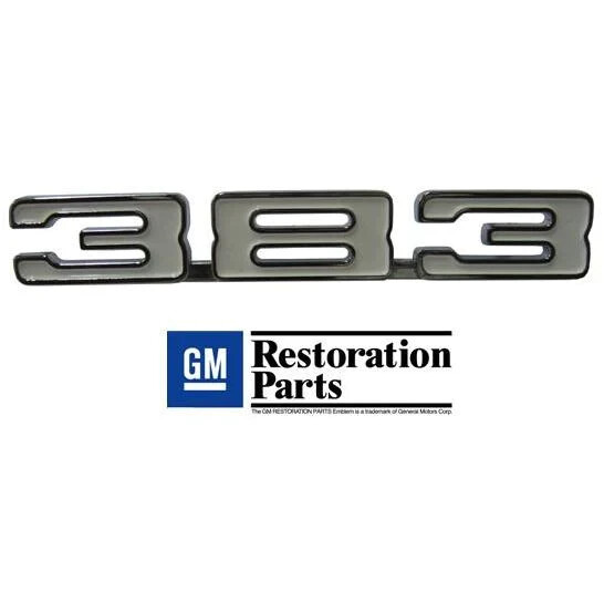 1968 Chevy Camaro 1968 Chevy Nova Fender Emblem 383 Emblem Pair | eBay