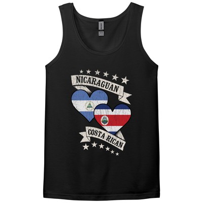 Nicaraguan Costa Rican Heart Flags Nicaragua Costa Rica Tank Top | eBay