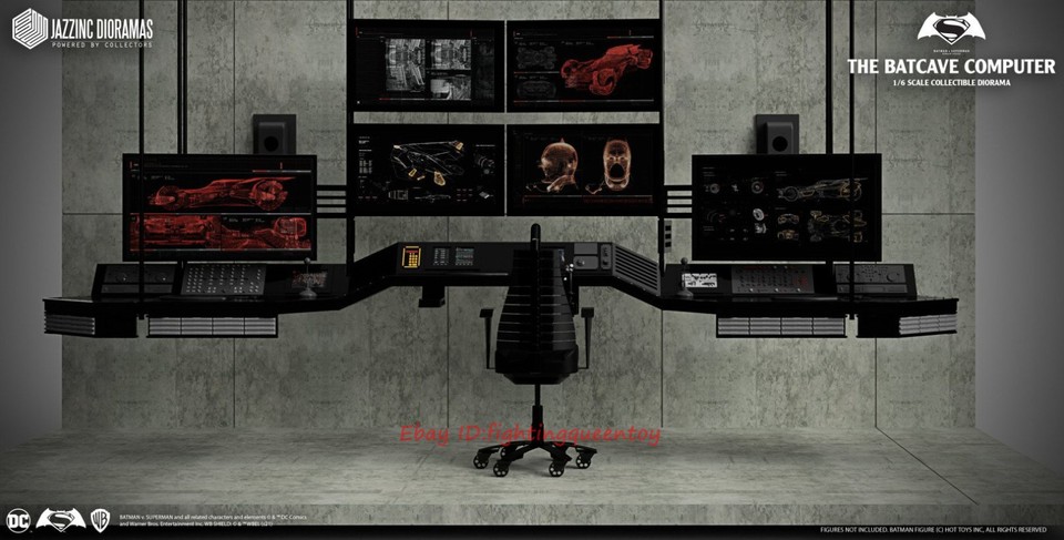 JazzInc 2016 The Batman The Batcave Computer 1/6 Model 99cm Long ...