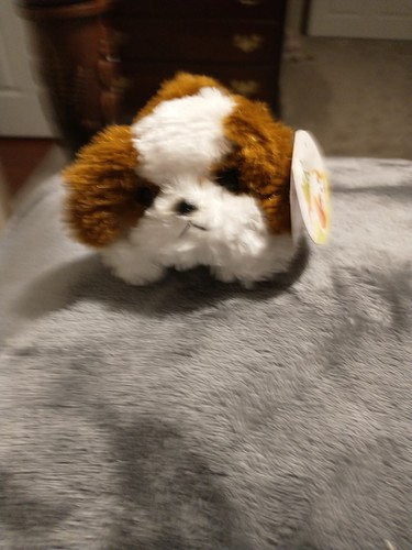 Aurora MURPHY Floppy Puppy Dog Plush Shaggy Brown White Original Hang ...