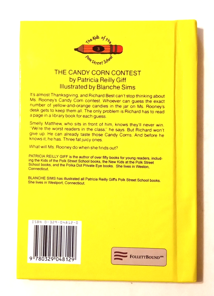 THE CANDY CORN CONTEST by Patricia Reilly Giff (1984) HC Kids of Polk ...