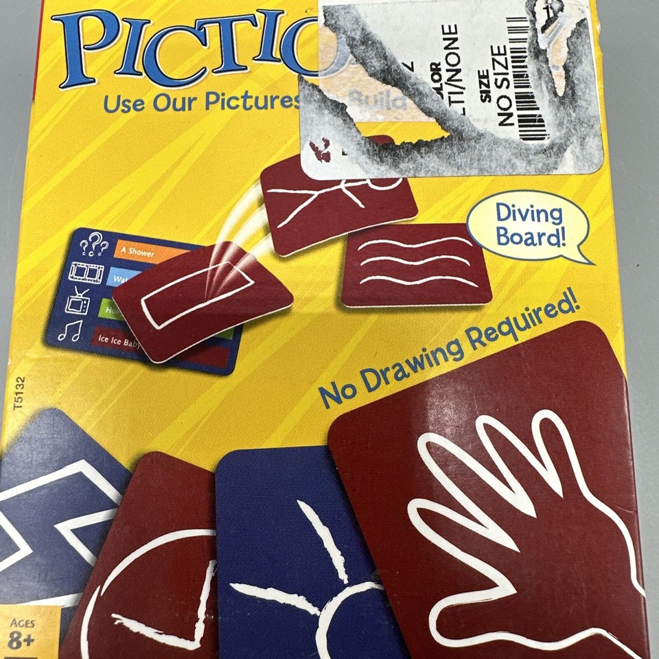 Pictionary Card Game Fast Play No Drawing Mattel 2012 | eBay