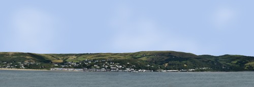 MODEL TOWN BACKSCENES OO GAUGE SEASIDE TOWN PACK C BACKSCENE (MT0070 ...