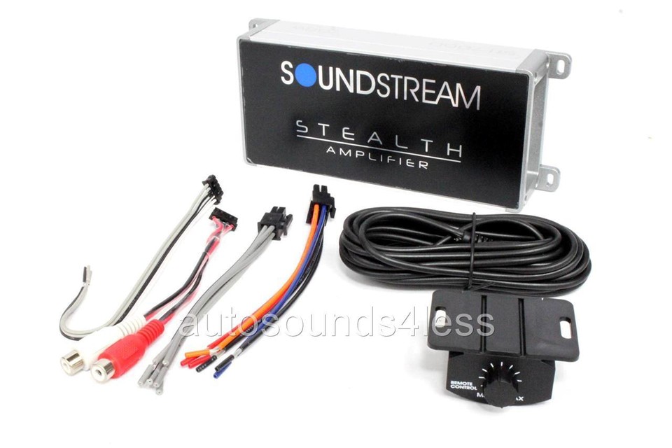 Soundstream Stealth ST1.1000D 1000 Watt Compact Mono Class D Audio ...