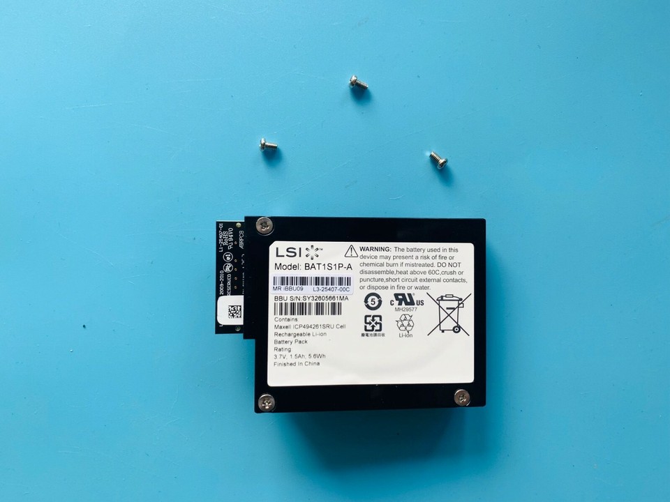 LSI BBU09 BAT1S1P-A 81Y4491 81Y4451 Battery For 9266-8I 9271-8I 9266-4I ...