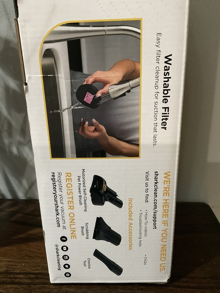 Shark CH951 Black Cordless Handheld Vacuum Cleaner Pet Pro + Puls ...