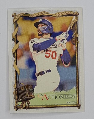 2023 TOPPS ALLEN & GINTER #65 MOOKIE BETTS IN ACTION SP CASE HIT IMAGE ...