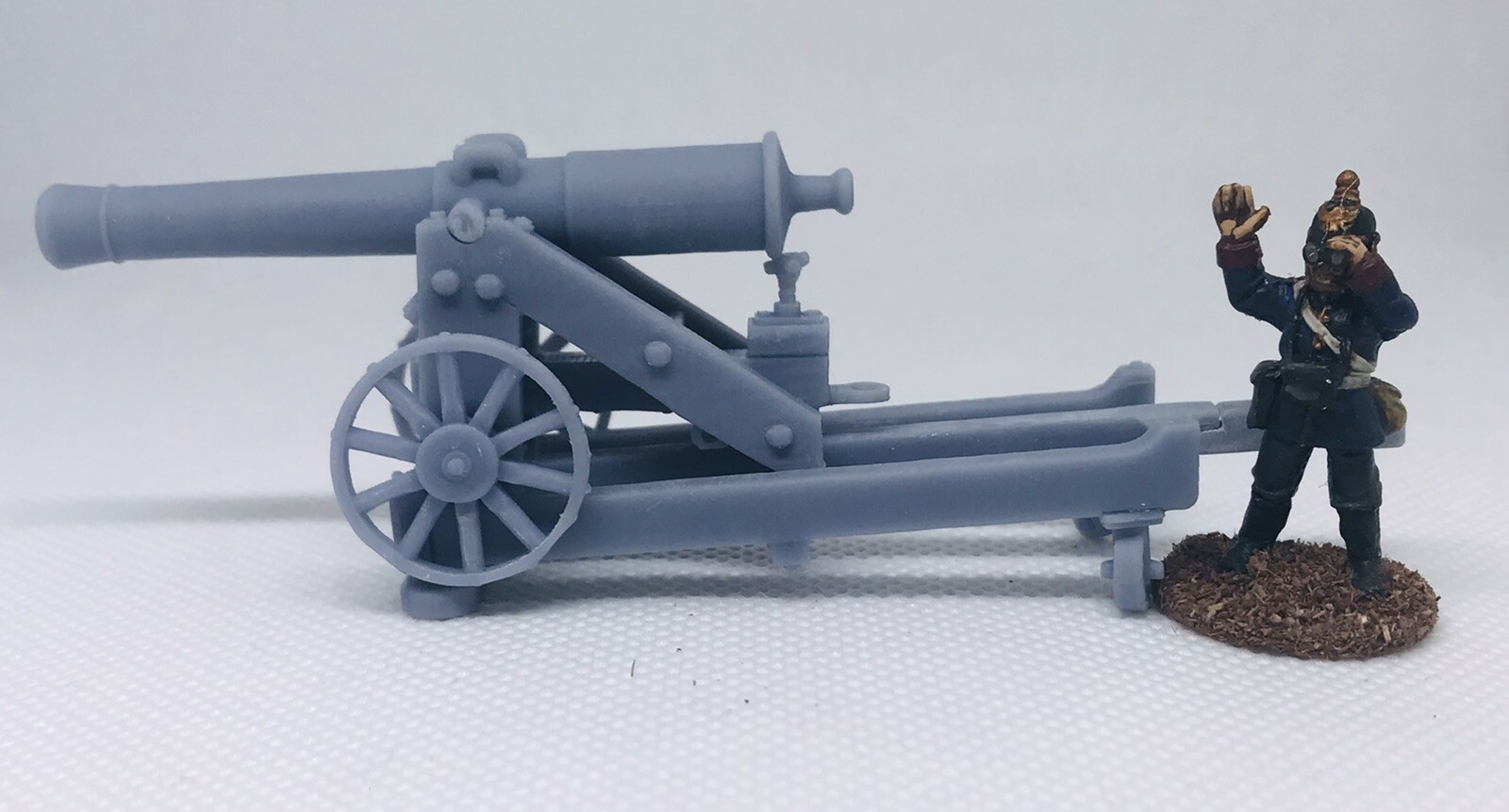 French 24 Pounder Parapet Siege Gun Kit (1/56) 28mm Franco Prussian War ...