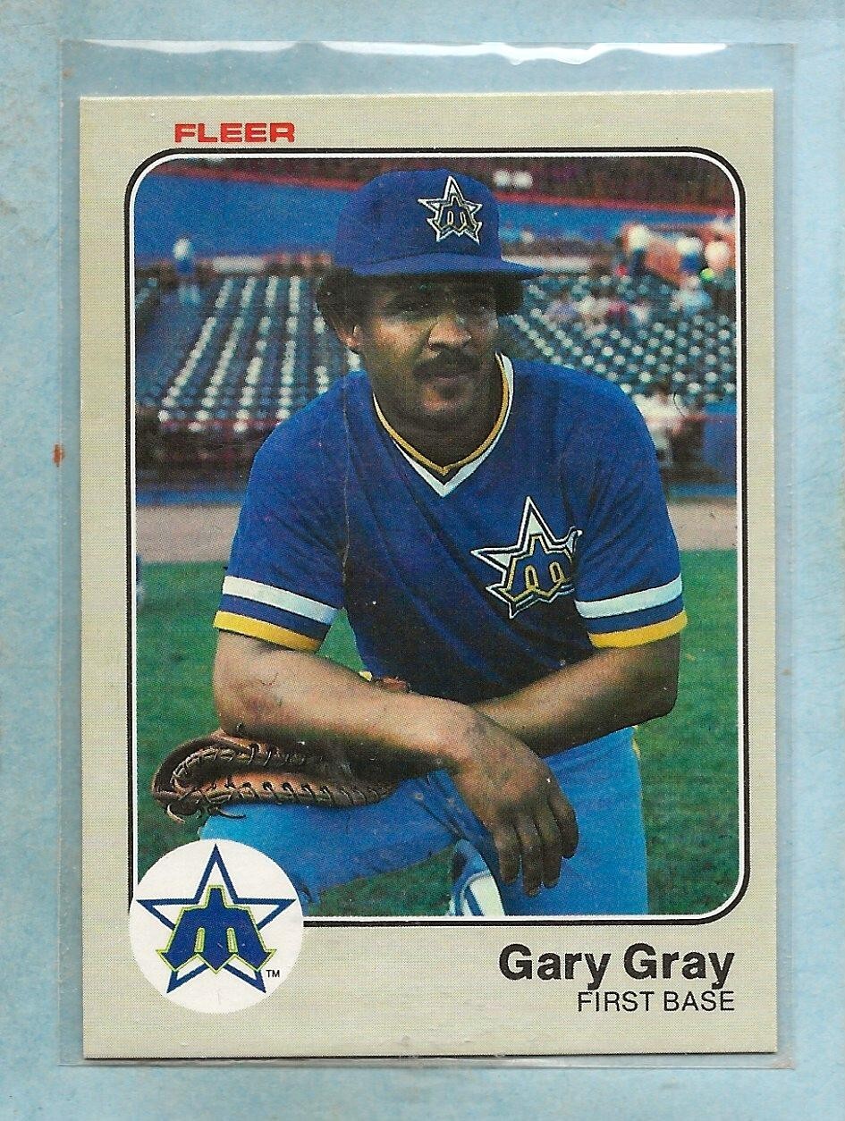 GARY GRAY - 1983 Fleer - #480 - Mariners - Comb. Shipping | eBay