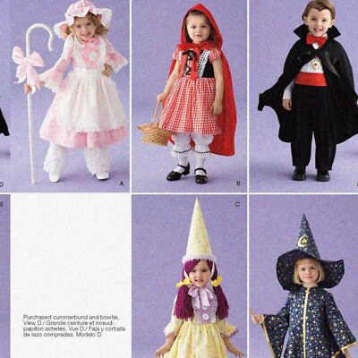 Storybook Characters Sewing Patterns for Toddlers by Wrights: Little Bo Peep, Re | eBay