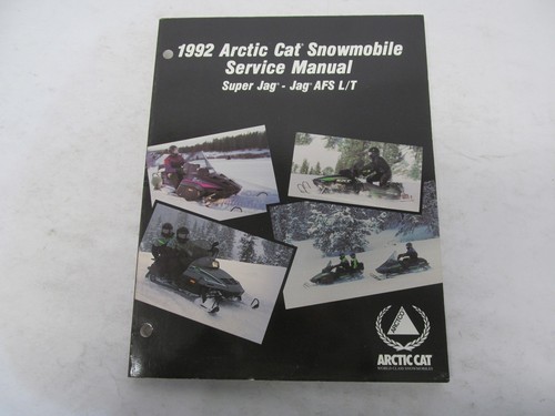 1992 ARCTIC CAT SNOWMOBILE SERVICE MANUAL SUPER JAG-JAG AFS L/T P/N ...