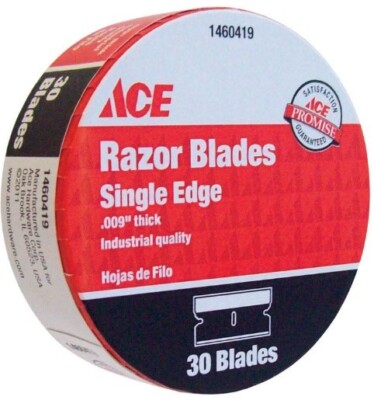 (6) ACE Razor Blades Single Edge (qty 30) = 180 Blades | eBay