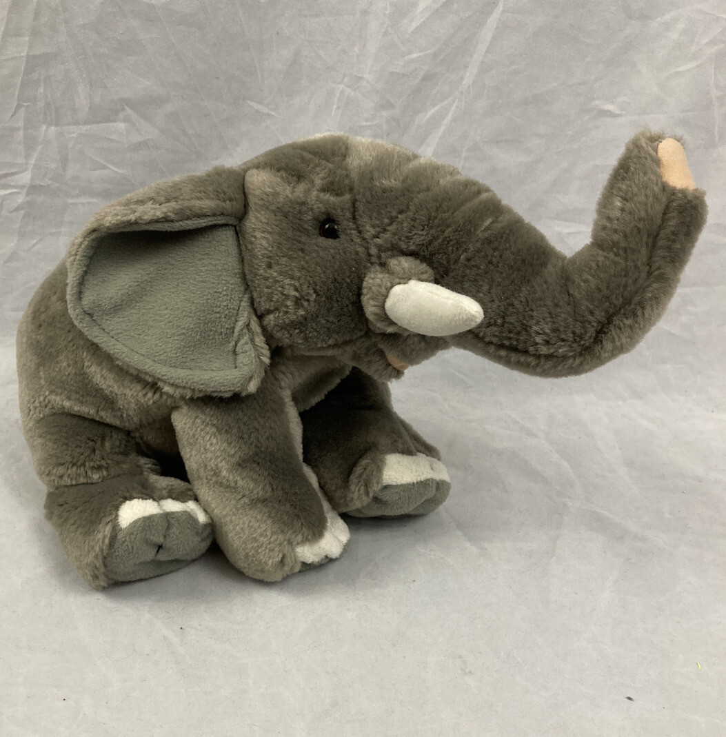 Wild Republic WWF Adoption Gray Elephant 2016 Plush Stuffed Animal 8.5 ...