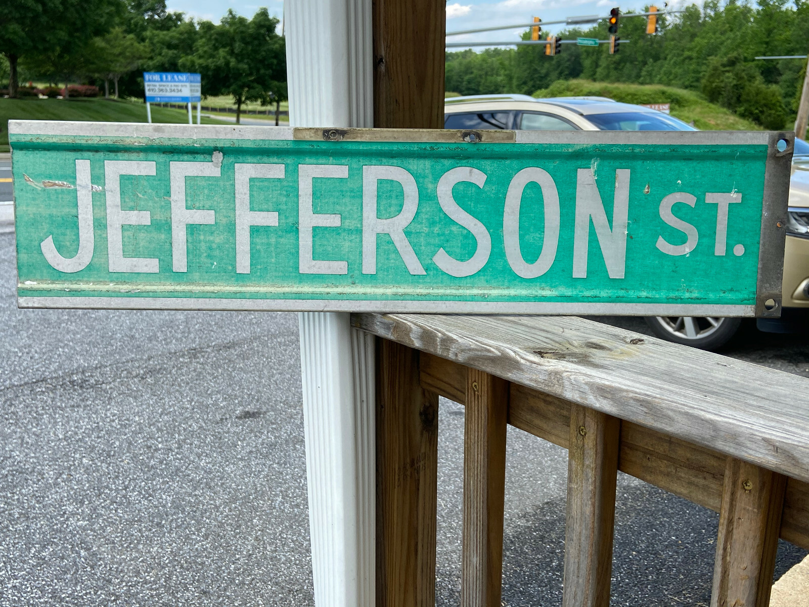 Jefferson St. Aluminum Street Sign 28 x 7 | eBay