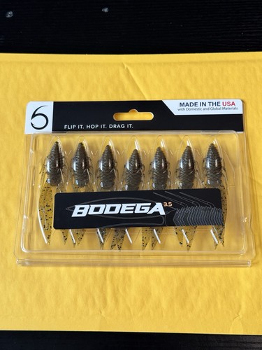 “New Size” 6th Sense Bodega 3.5” Creature Swimbait Green Pumpkin Blue ...