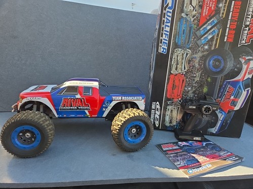 Vintange Team Associated Rival 1/8 Brushless Monster Truck With Original Box | eBay