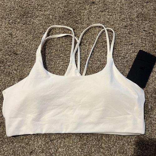 Fabletics All Day Every Day Bra, Size Large Cream Puff/Matte Gold, NWOT ...