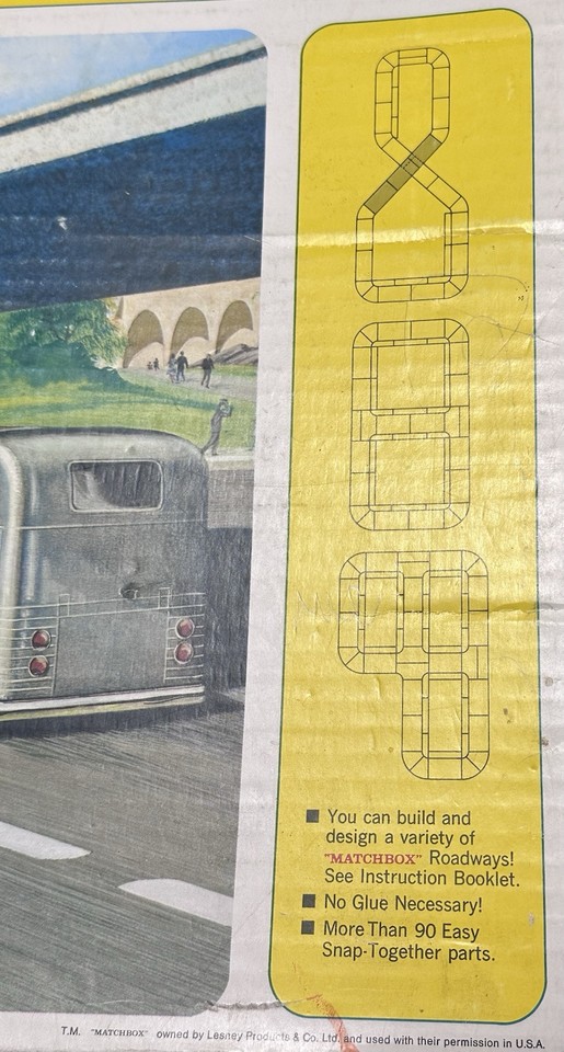 Vintage Super Build A Road BR-2 For Matchbox Toy Cars 1967 - Play Set ...