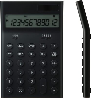 New Plus Minus Zero 0 Electronic Computer Calculator M White ZZD-Q010 ...