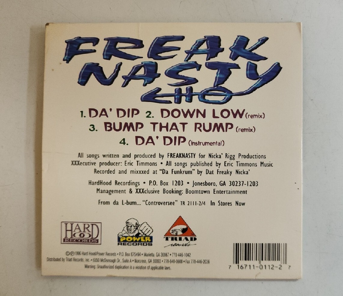 Freak Nasty "Da' Dip" CD Single Promo 1996 Rap Hip Hop Dance | eBay