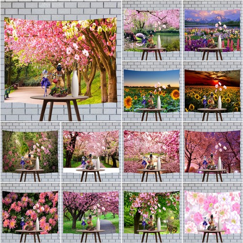 Cherry Blossom Flowers For Action Figure Background Backdrop Diorama ...
