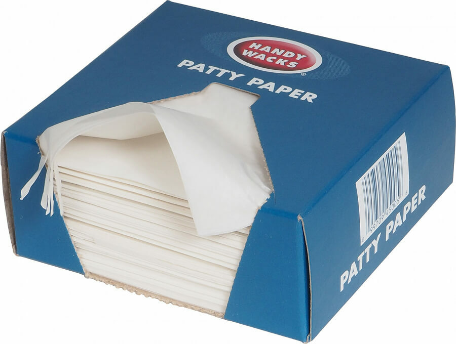 PattyWax Heavyweight P55 Paper Patty Paper White 5.5" L x 5.5" W | 1000 ...