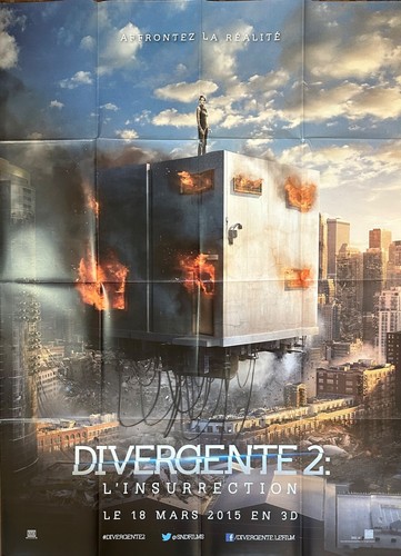 Affiche Cinéma DIVERGENTE 2 120x160cm Poster Shailene Woodley / Robert Schwentk | eBay