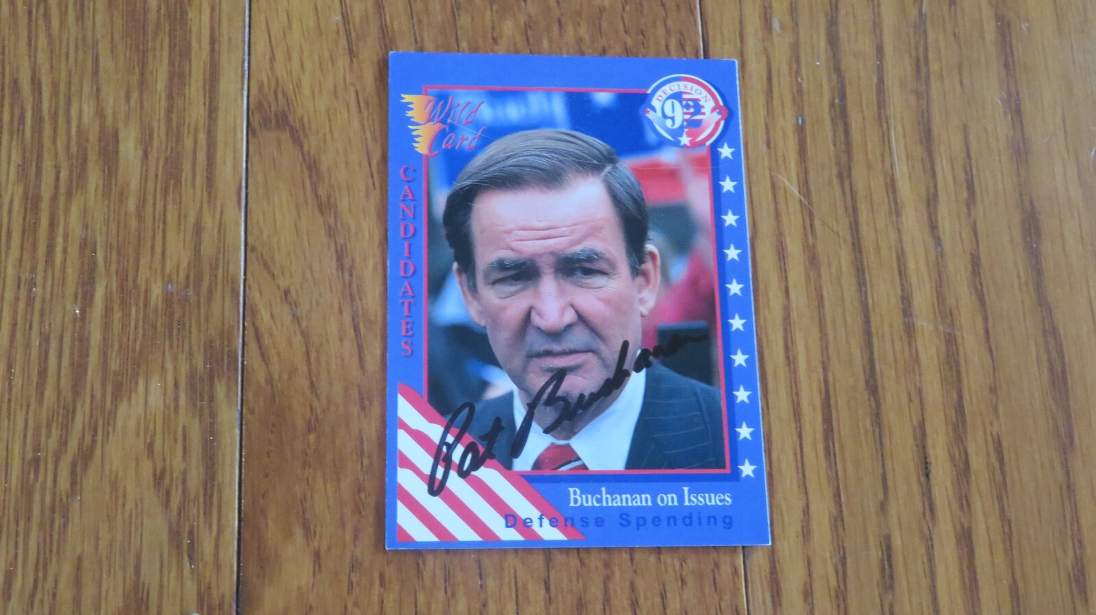 Pat Buchanan Autographed Hand Signed Card Presidential Candidate | eBay