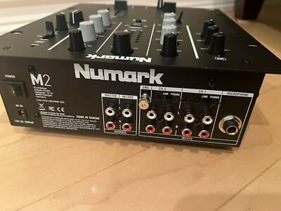 Numark M2 - 2-Channel Scratch DJ Mixer, Rack Mountable with 3-Band EQ ...