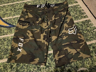 Fox Racing Camo Boardshorts Sz 32 | eBay