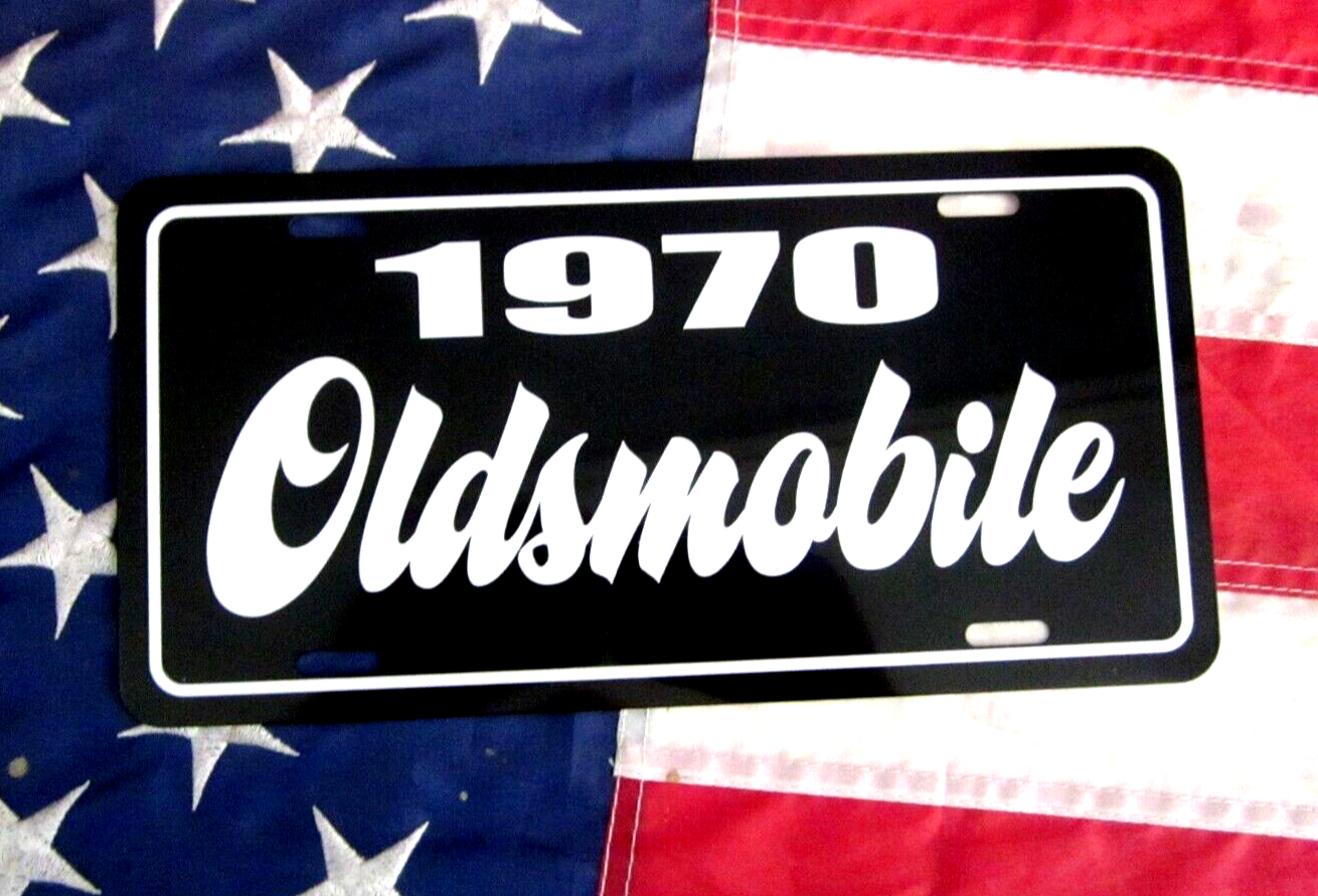 1970 Oldsmobile license plate tag 70 Olds 442 Cutlass Supreme Delta 88 ...