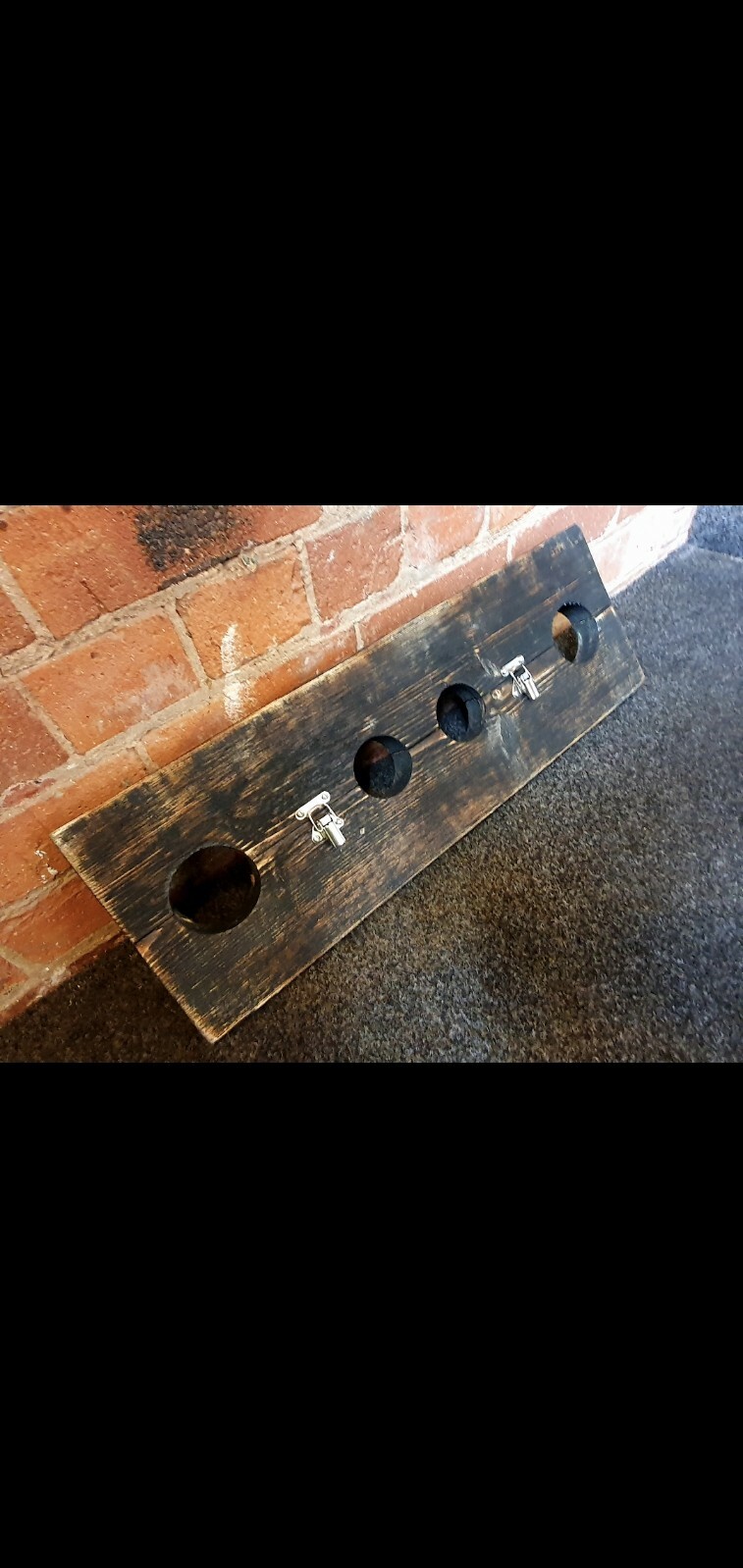 Handmade Wooden stocks, dungeon prop medieval dungeon equipment black ...