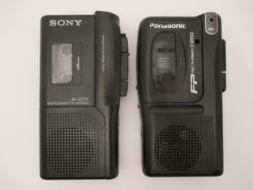 Sony VOR Recorder Micro Cassette Voice Activated Panasonic PARTS or ...