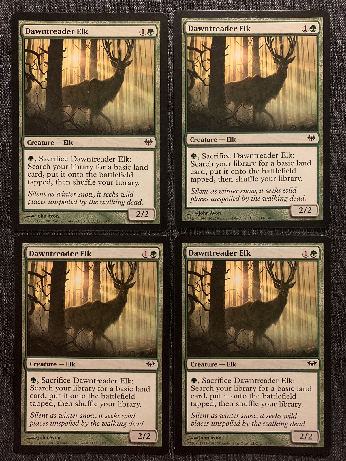 4x Dawntreader Elk - NM - Dark Ascension Magic The Gathering MTG | eBay