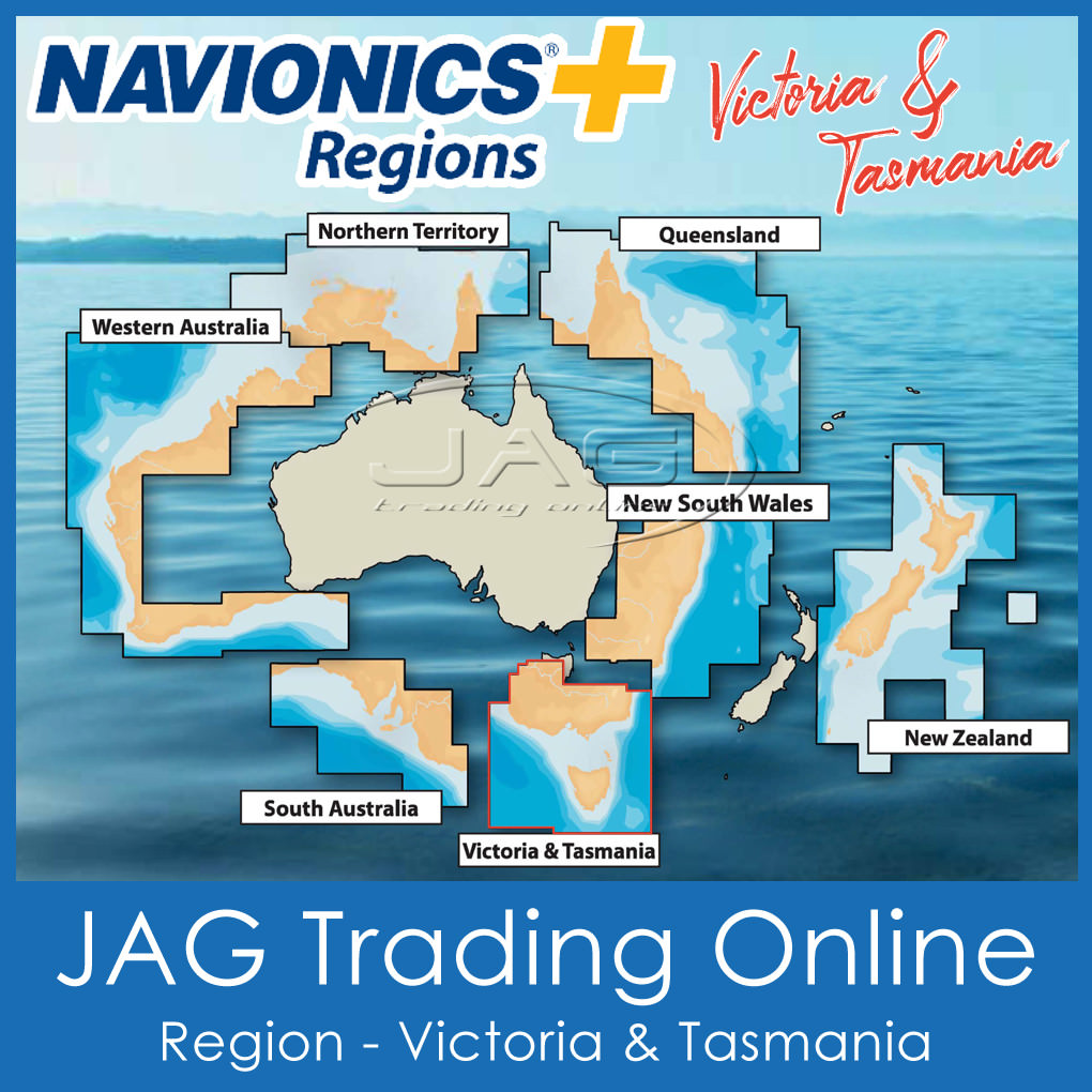 Navionics Regions Victoria & Tasmania Australia - GPS Map Chart Sd ...