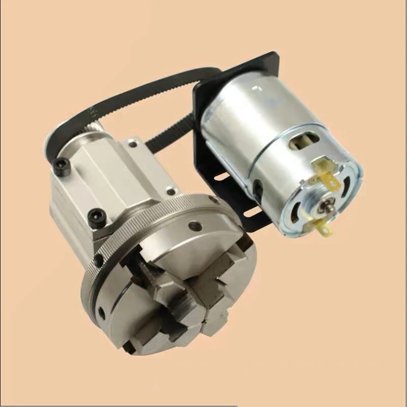 Motorized Rotary Lathe Woodworking Spindle Micro Lathe Slide Assembly ...