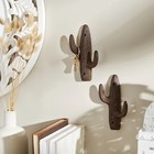 Cast Iron Cactus Wall Mounted Hooks Centerpiece Collectible Home Decor ...