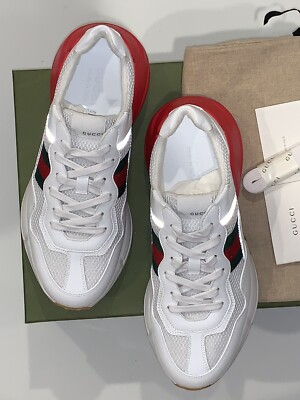 GUCCI RYTHON LAVAREDO FAB ECO MEN’S MULTI WHITE LEATHER SNEAKERS Gucci ...