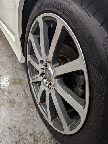 Mugen NR Alloys 5x114.3 rare JDM honda civic fn2 ep3 mitsubishi type r ...