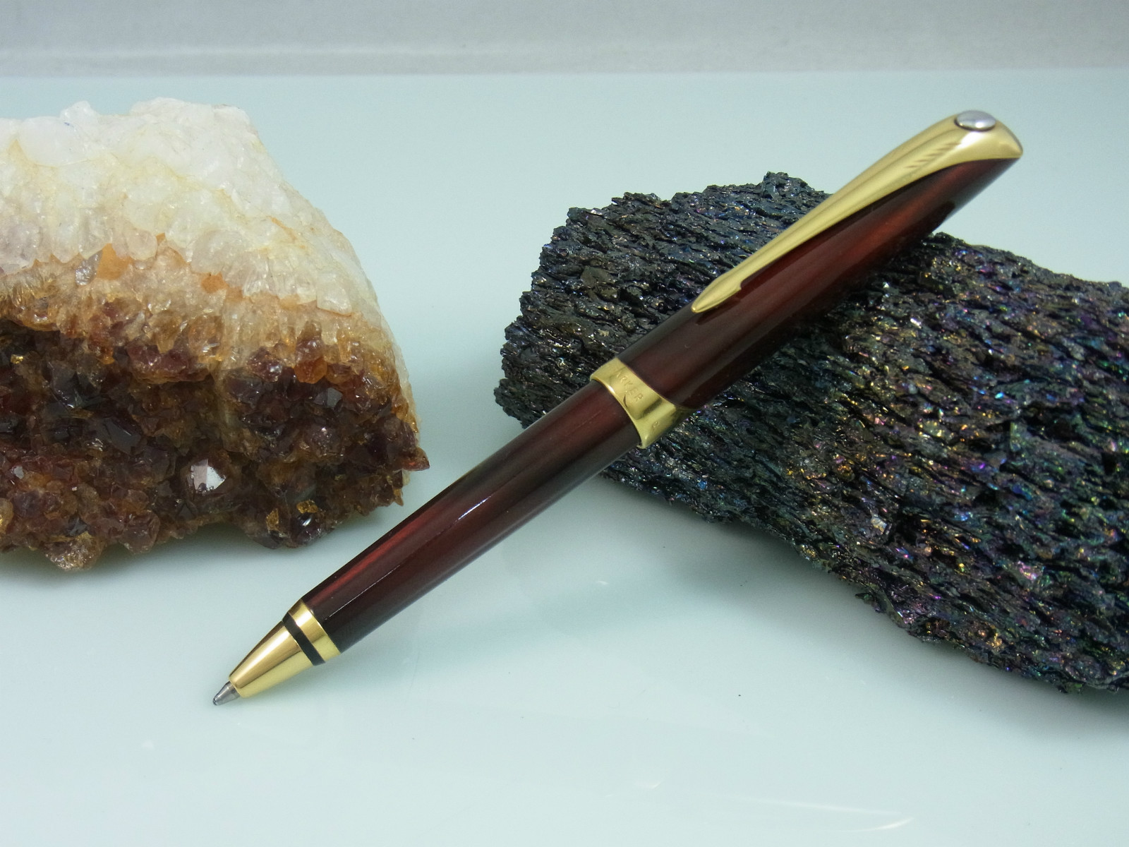 PARKER KUGELSCHREIBER KULI AUBERGINE VERGOLDET LIMITIERT PEN | eBay