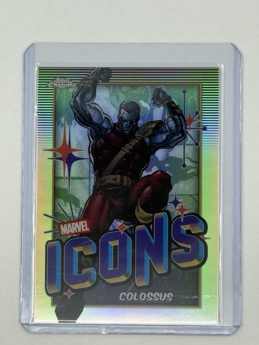 Colossus 2025 Topps Chrome Marvel Colossus Marvel Icons Refractor Card ...