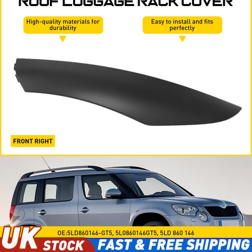 Right Front Luggage Rack Bar End Cover Cap Trim LD860145GT5 For Skoda ...