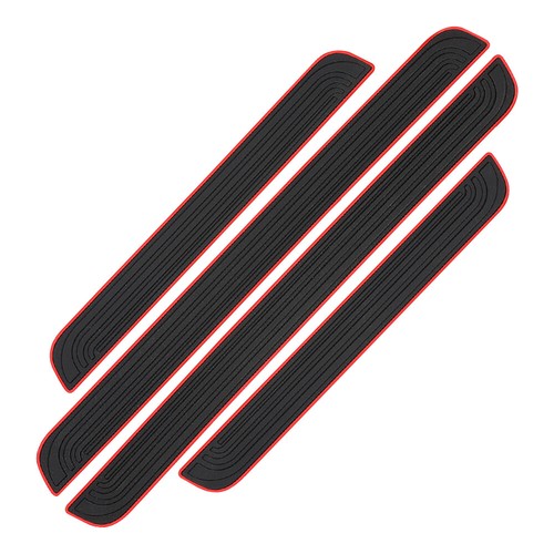Rubber Door Scuff Sill Cover Panel Step Protector Car Interior ...