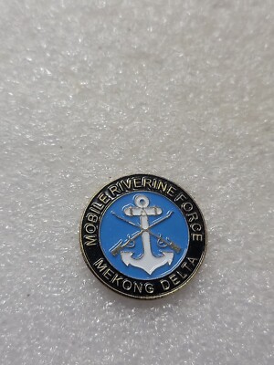 MOBILE RIVERINE FORCE MEKONG DELTA VIETNAM Military Lapel Pin Enamel ...